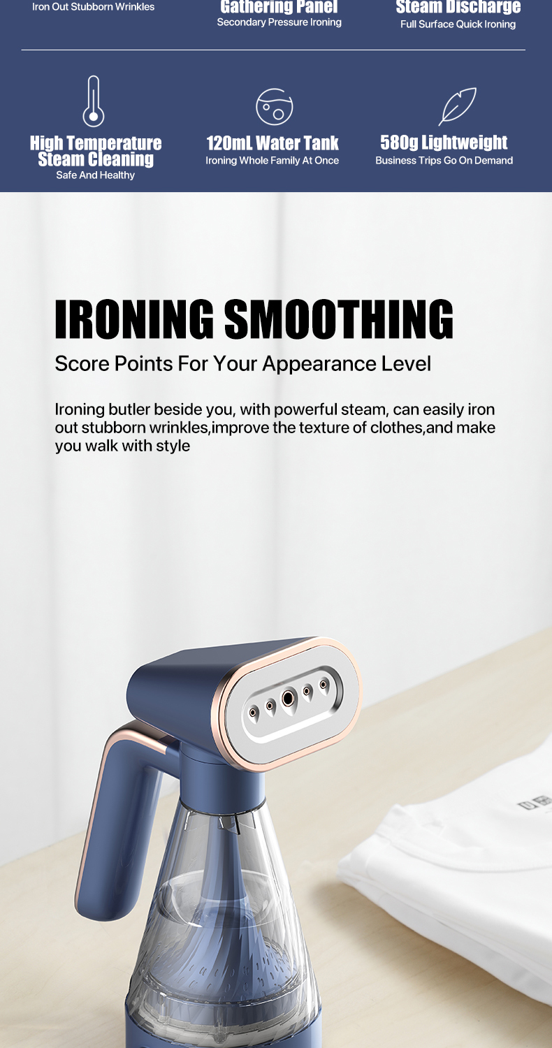 Deerma GT10W Steam Iron for Clothes Portable Garment Steamer 110mL ...