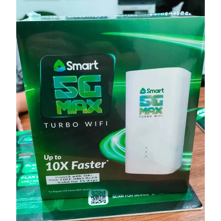 Smart 5G Home WiFi Turbo Max Router + 15 Days Unli Data SIM | Shopee ...