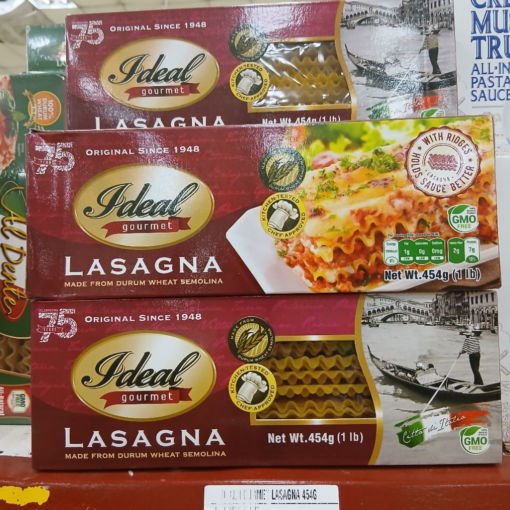 Ideal Gourmet Lasagna Pasta 454g | Shopee Philippines
