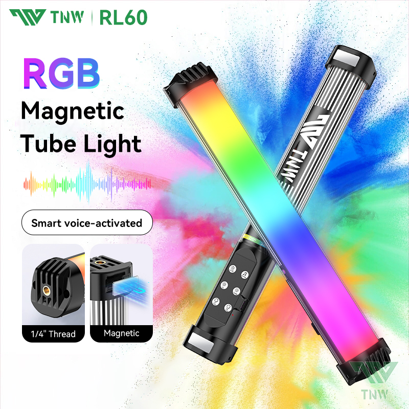 TNW RL60 RGB Handheld LED Light Magnetic Tube Light Video Stick ...