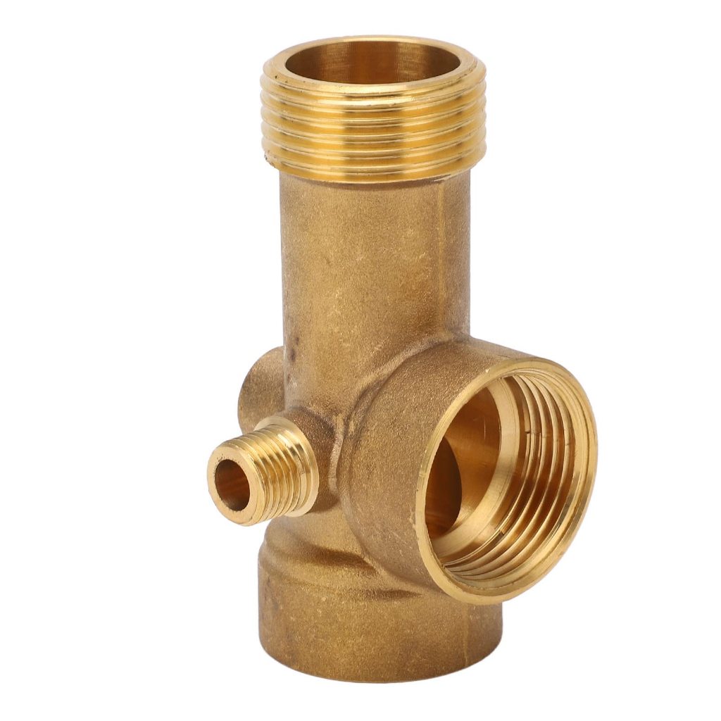 5-Way Water Pipe Connector, Brass Plumbing Fitting for Oil Gas Line ...