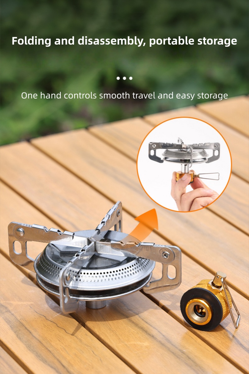 Outdoor camping gas stove disc-type stove - Compact and portable stove ...