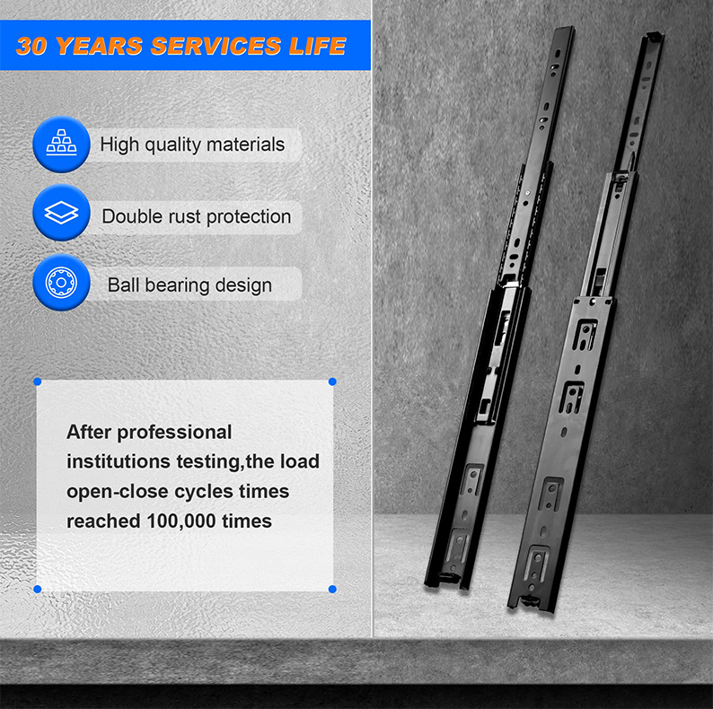 drawer guide Hydraulic Drawer Slide Full ExtensionDuty Drawer Guide ...