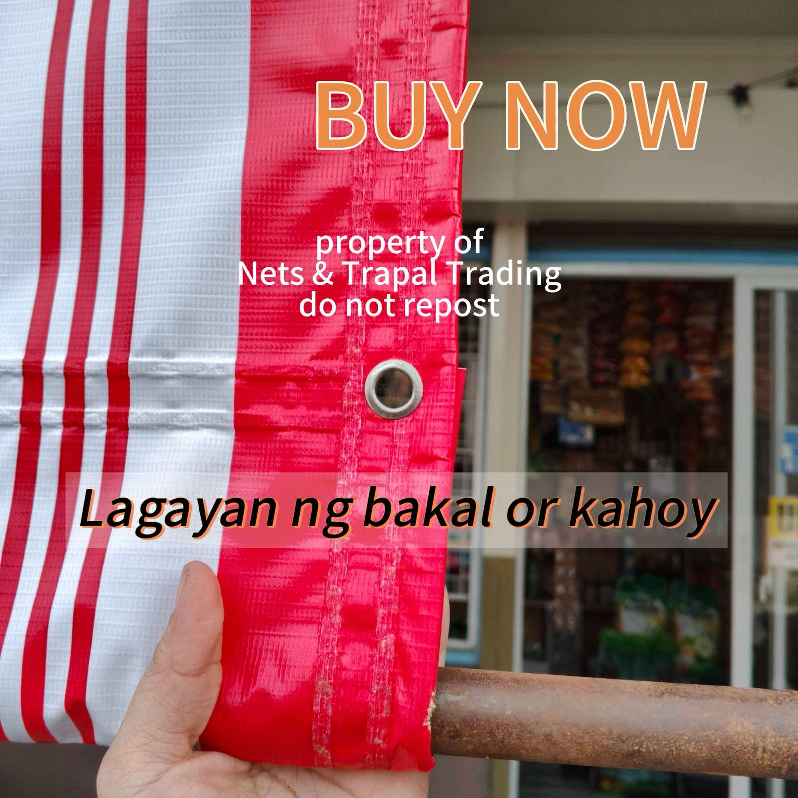 STRIPE ROLL UP AWNING LONA TRAPAL TOLDA Heavy Duty MAKAPAL MATIBAY ...