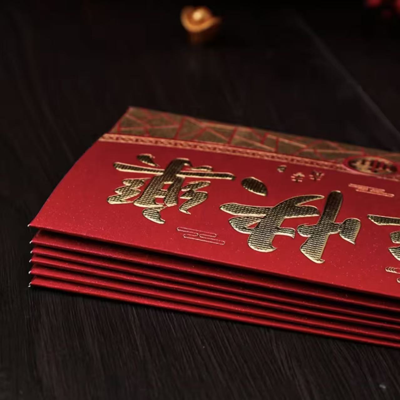 30pcs Horizontal Ampao Thick Chinese Red Envelope Red Packet Money new ...