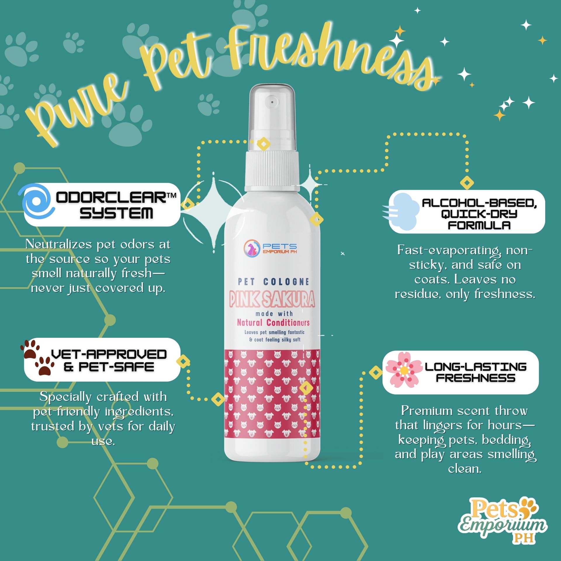 Pets Emporium PH – Pet Cologne 𝐎𝐝𝐨𝐫𝐂𝐥𝐞𝐚𝐫™ Perfume Spray for Dogs Cats ...