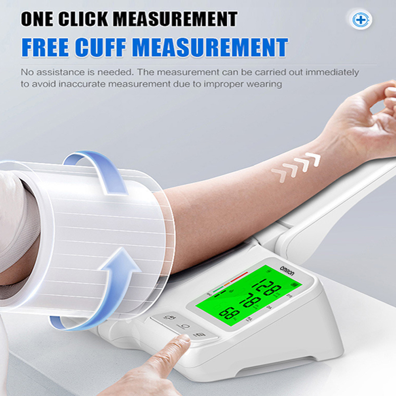 Arm Cuff Digital BP Monitor High Accuracy Medical Sensor One Button ...