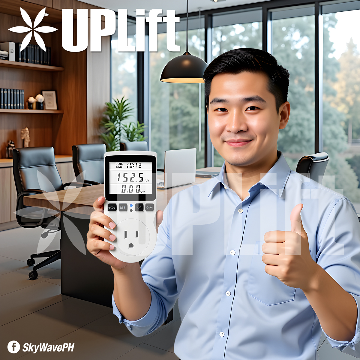 UPLift Digital Power Reader Meter Wattmeter Electricity Monitor w ...