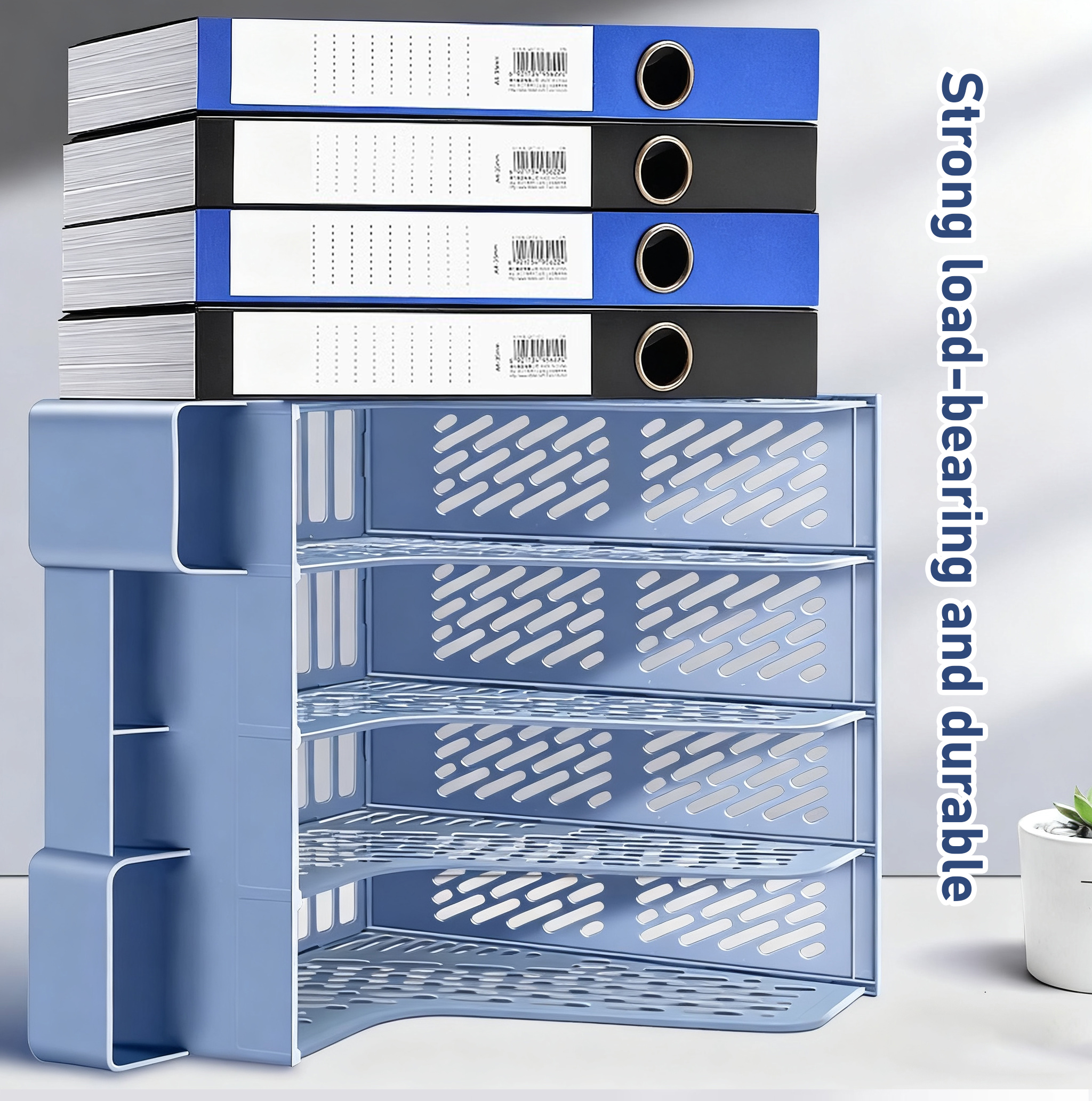 four-column file data storage rack school office supplies file box ...