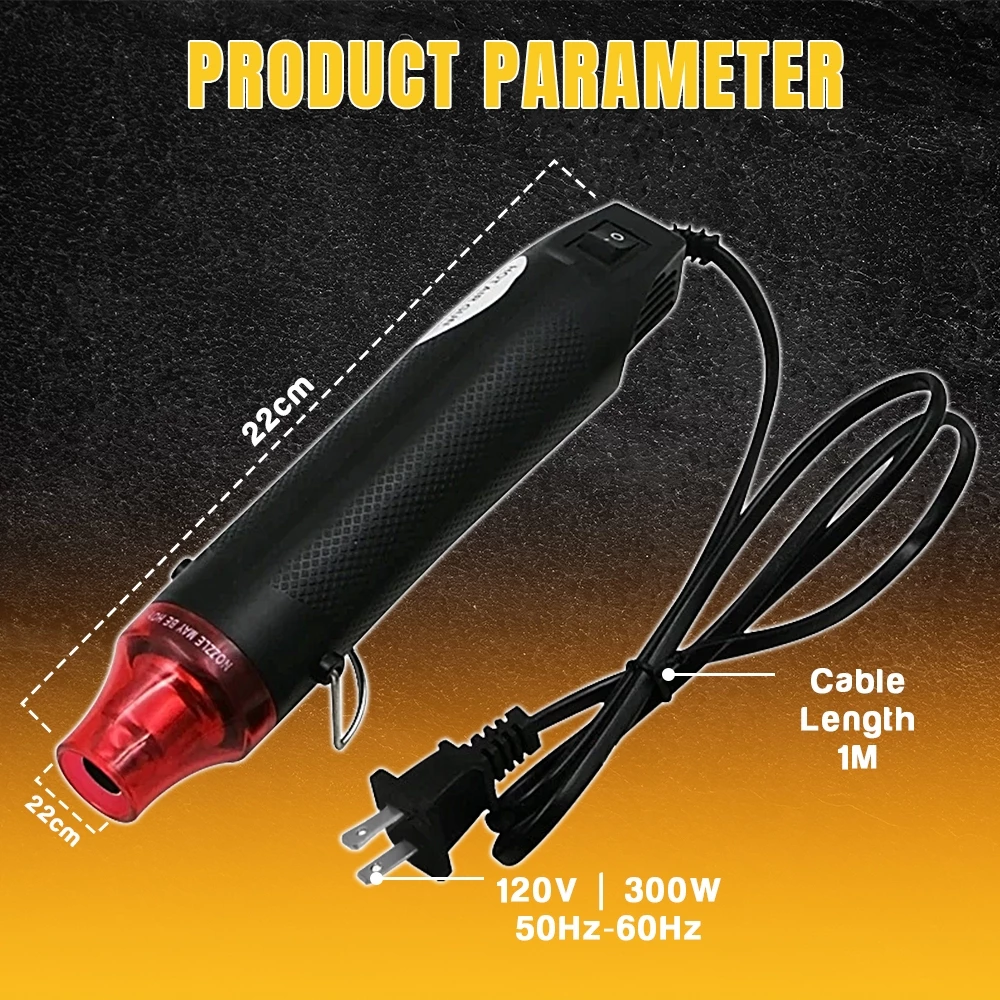 Portable Hot Air Gun 220V 300W Mini Electric Heat Gun DlY Mini Heat Gun ...