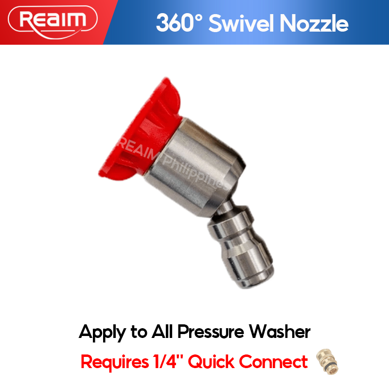 REAIM Pressure Washer Accessories Nozzle Parts 1/4 Quick Coupling Hose ...