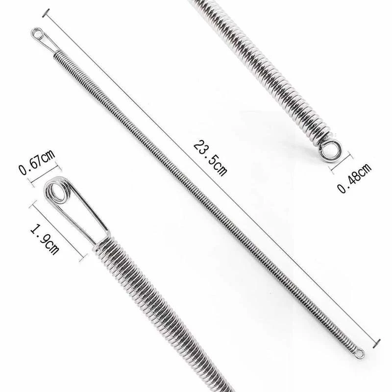 1Pcs Bendable Spring Rope Threading Tool Waist Rope Hat Rope Threading ...