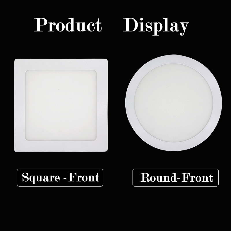 Esaer x Shuta 6W Round Surface Mounted Panel Light White LED Downlight ...