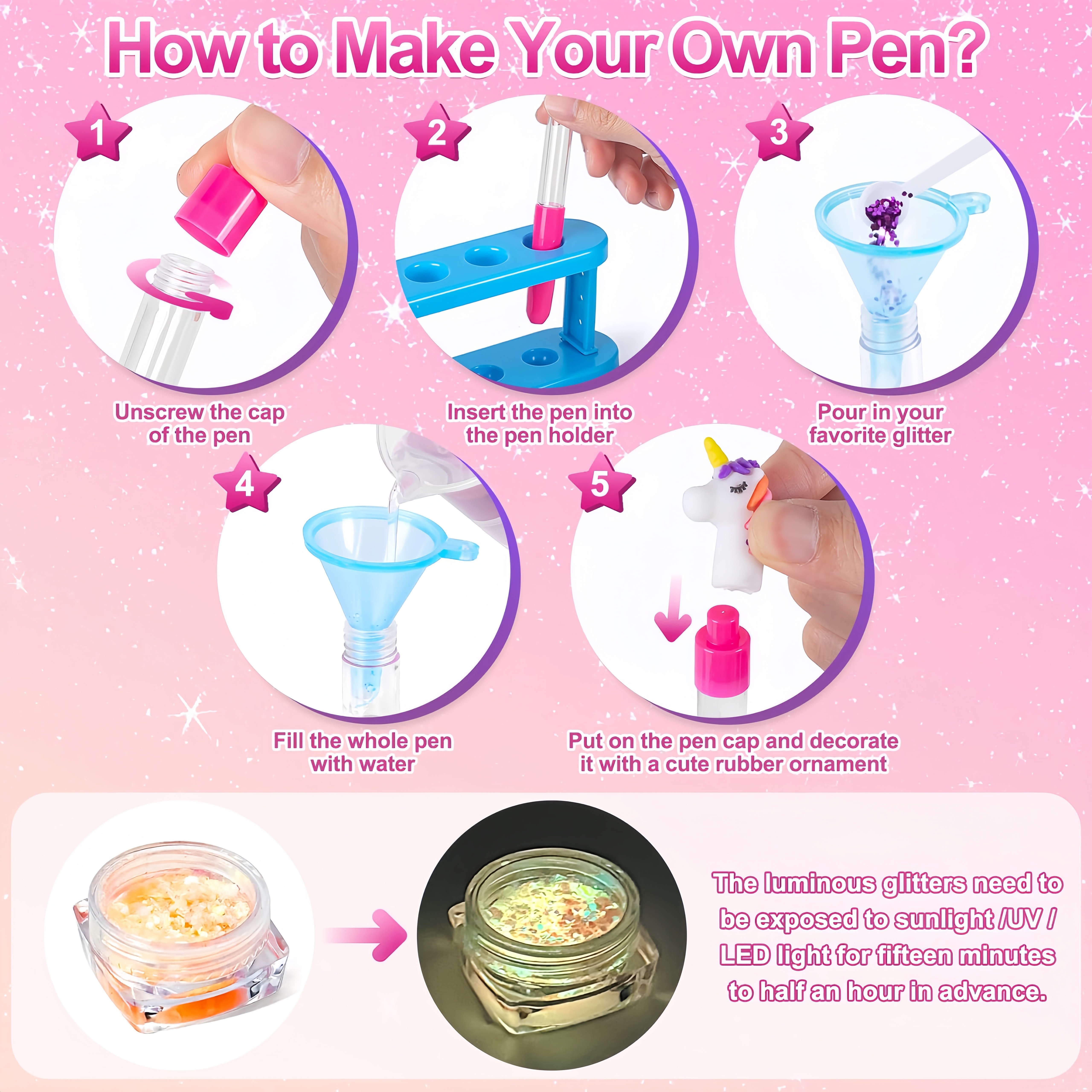 DIY Magic Slime Pen Children's Handmade Pen Set Slime Pen Set Toy Gift ...