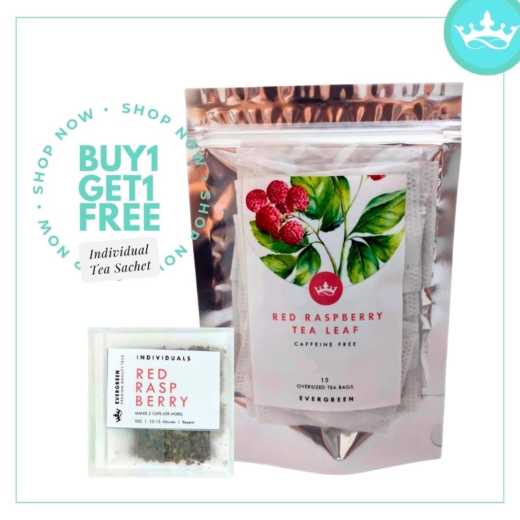 Red Raspberry Leaf Tea | Large Herbal Teabags | Caffeine-Free Infusion ...