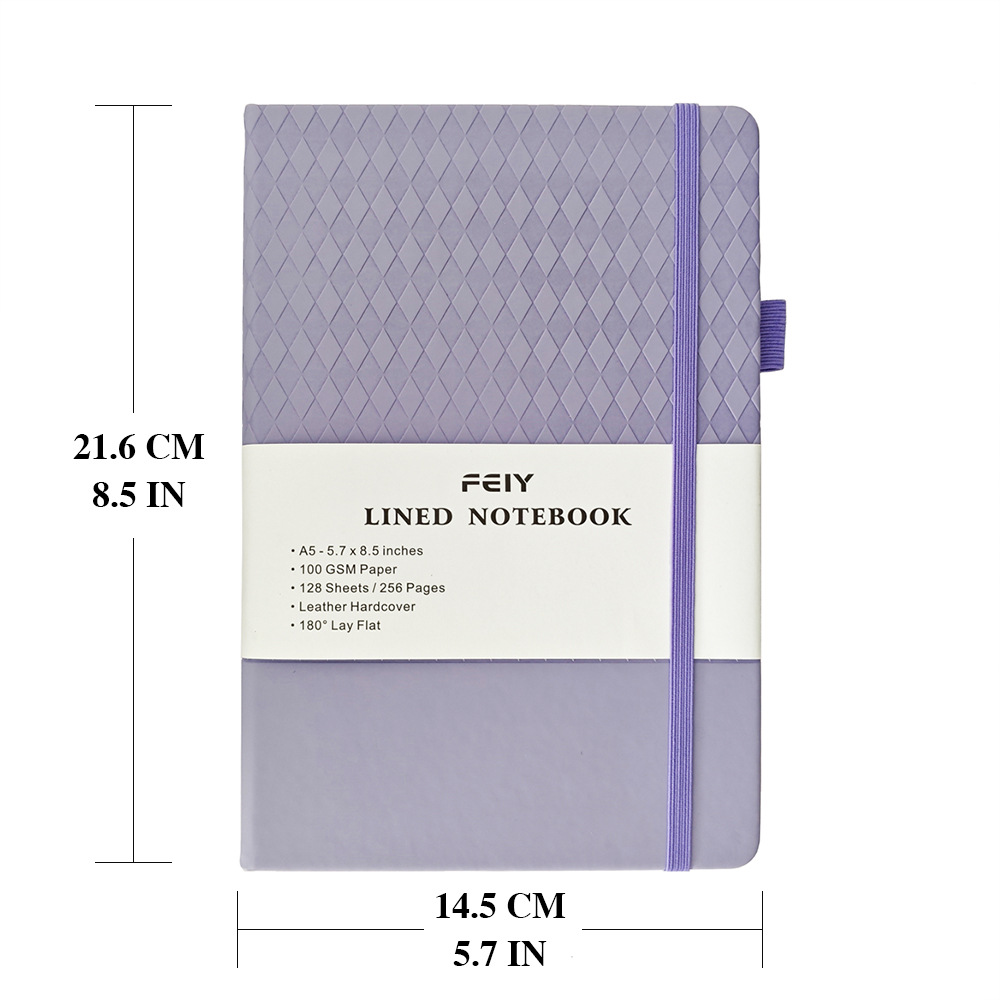 A5 Notepad Thick Notebook 128 Sheets/256 Pages College Student Writing ...