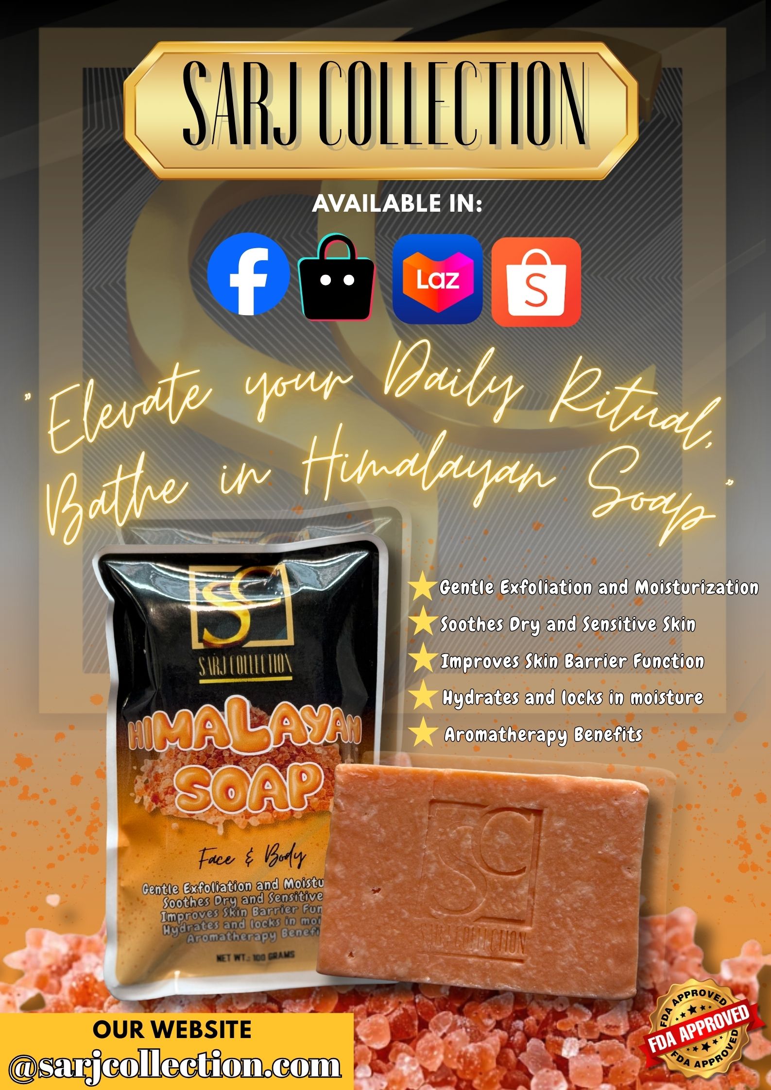 SARJ Collection (Himalayan Soap | Milky Gluta Soap) - Classy | Gentle ...