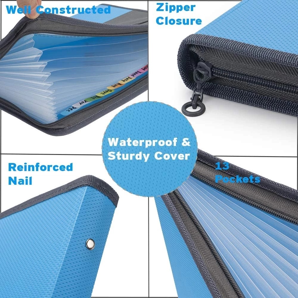 Expanding File folder File folder A4 Size 、13 Pockets Expandable ...