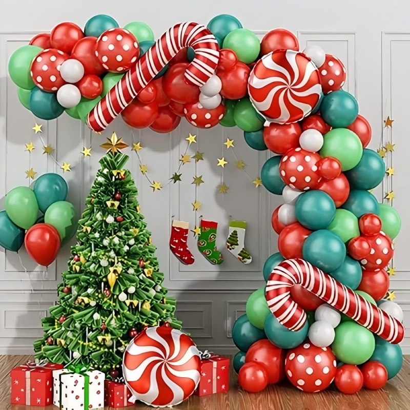 COD Christmas Set Balloon Birthday Arch Balloon Christmas Decoration ...