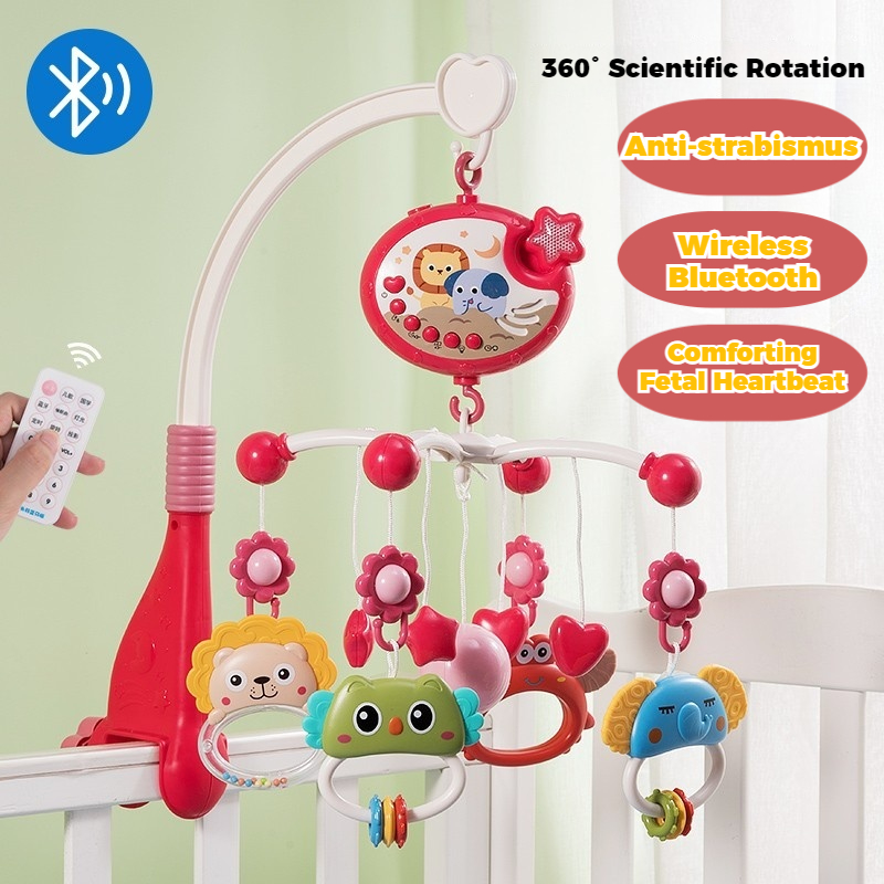 Baby Mobile Toys 0-3 Years Anti Strabismus Mobile for Healthy Eye ...