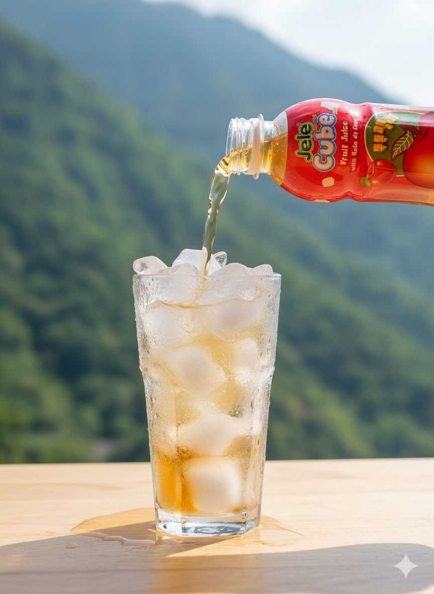 Jele Cube Apple Juice with Nata 320mL | Shopee Philippines