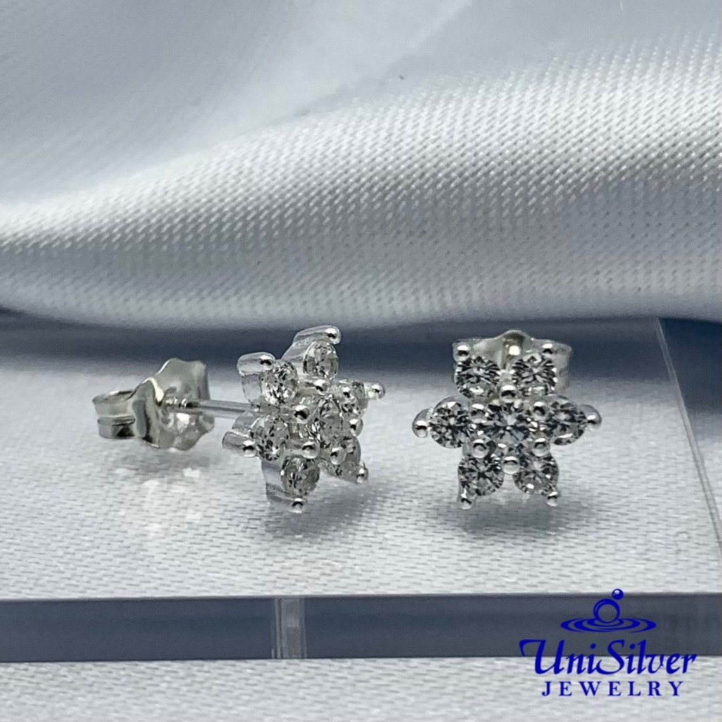 Unisilver 925 Sterling 5mm Rositas Earring (ES022-2001) - Women's ...