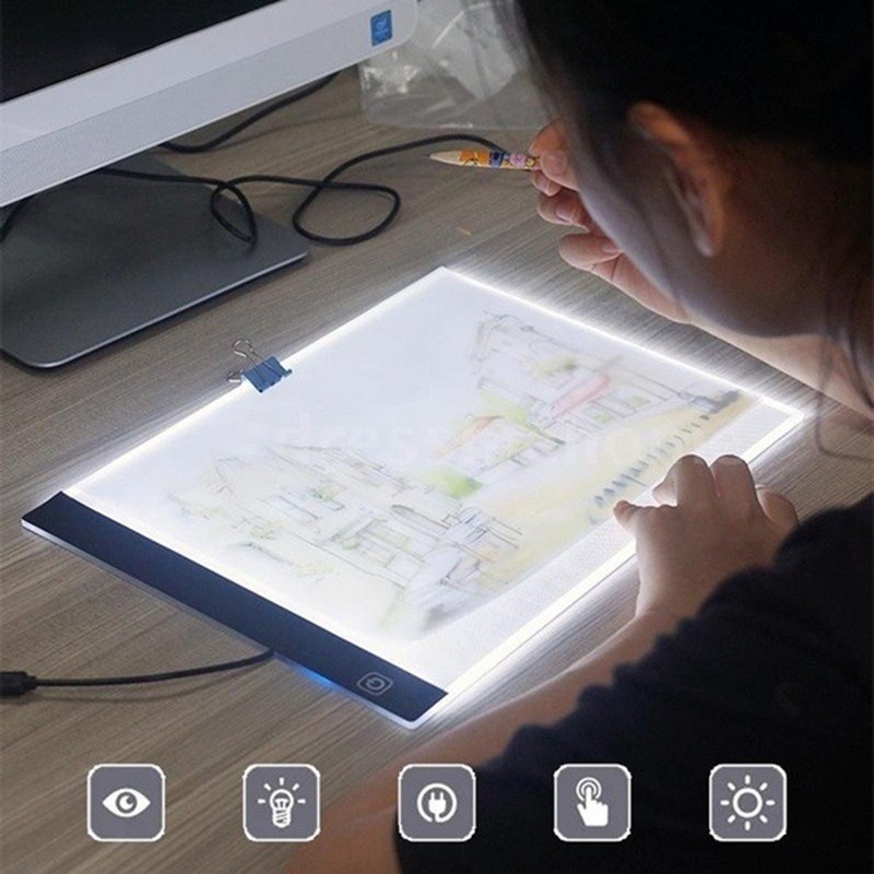 【24H COD】A3/A4 / A5 LED Light Drawing Pad Digital Graphic Tablet ...