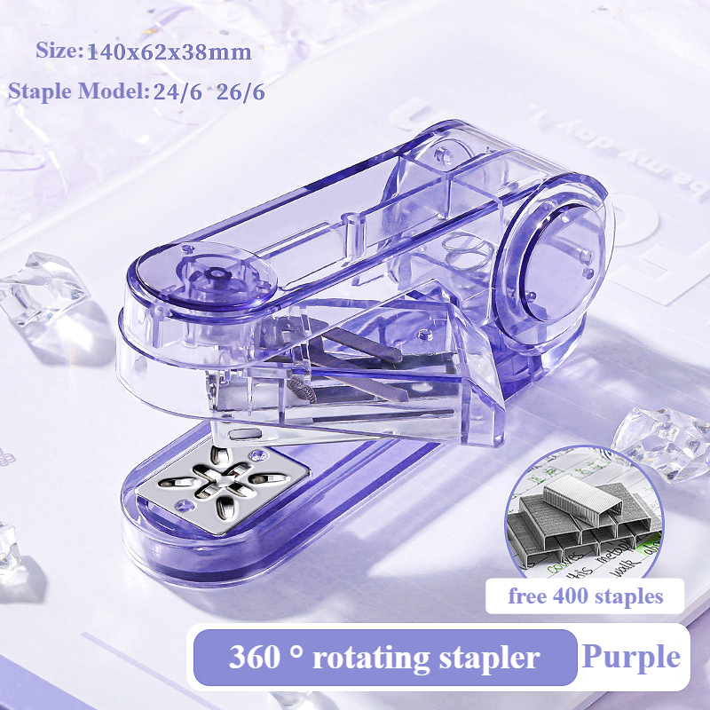 Swing-Arm Swivel Stapler Rotatable Stapler 360° Rotate Desktop Staplers ...
