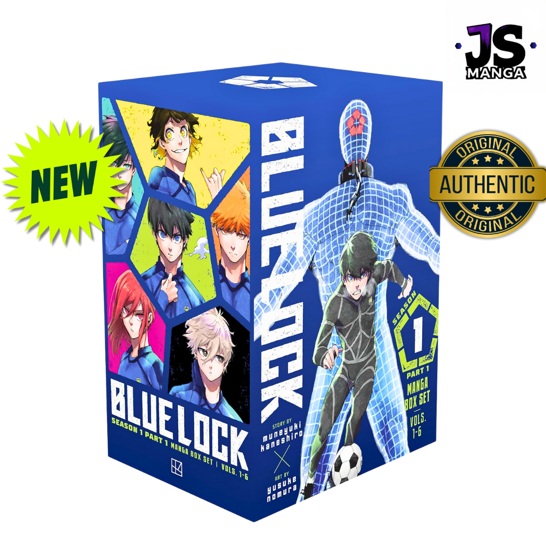 Blue Lock Season 1 Part 1 Box Set: Vols. 1 to 6 plus double-sided ...