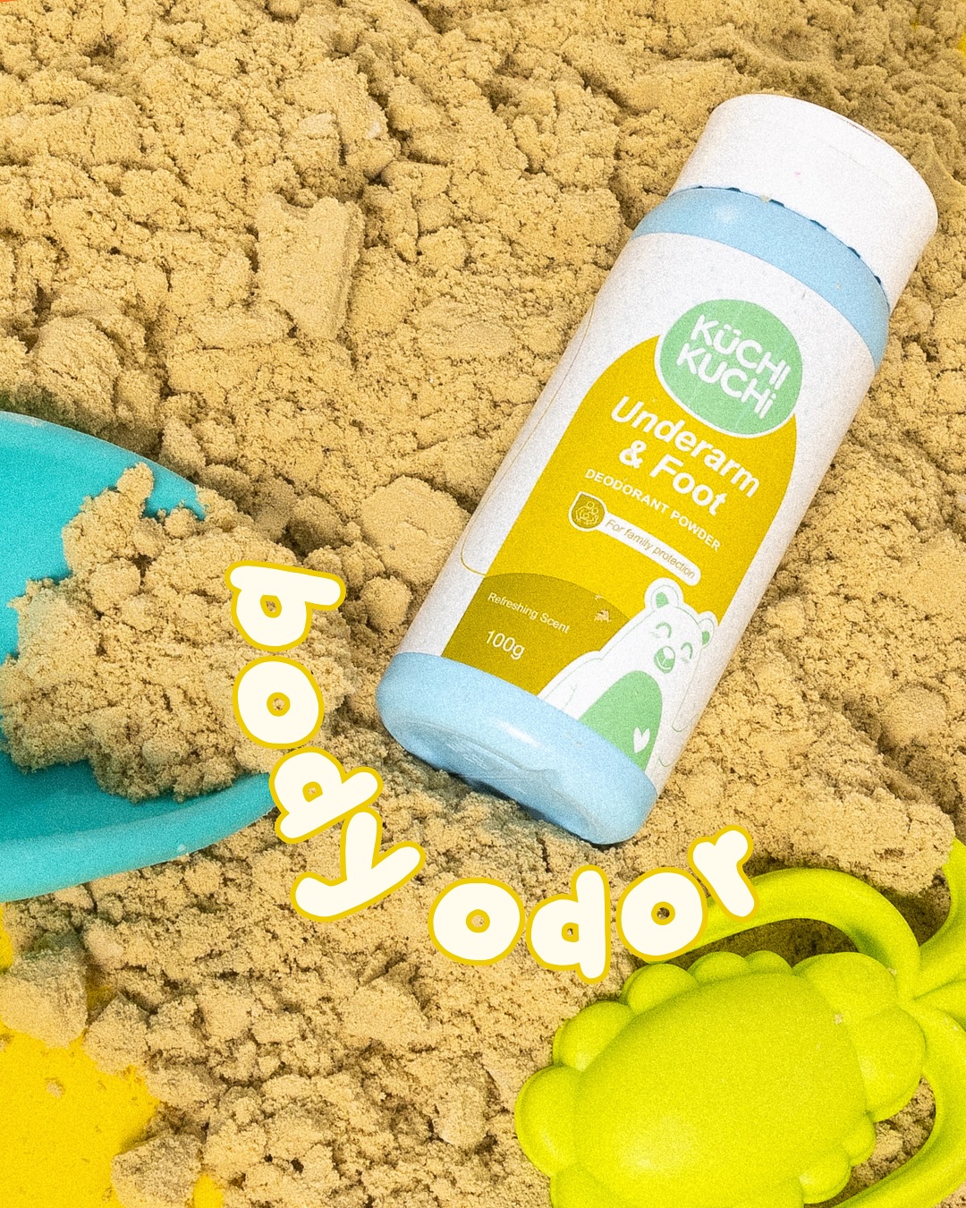 Kuchi Kuchi Underarm & Foot Deodorant Powder | Shopee Philippines