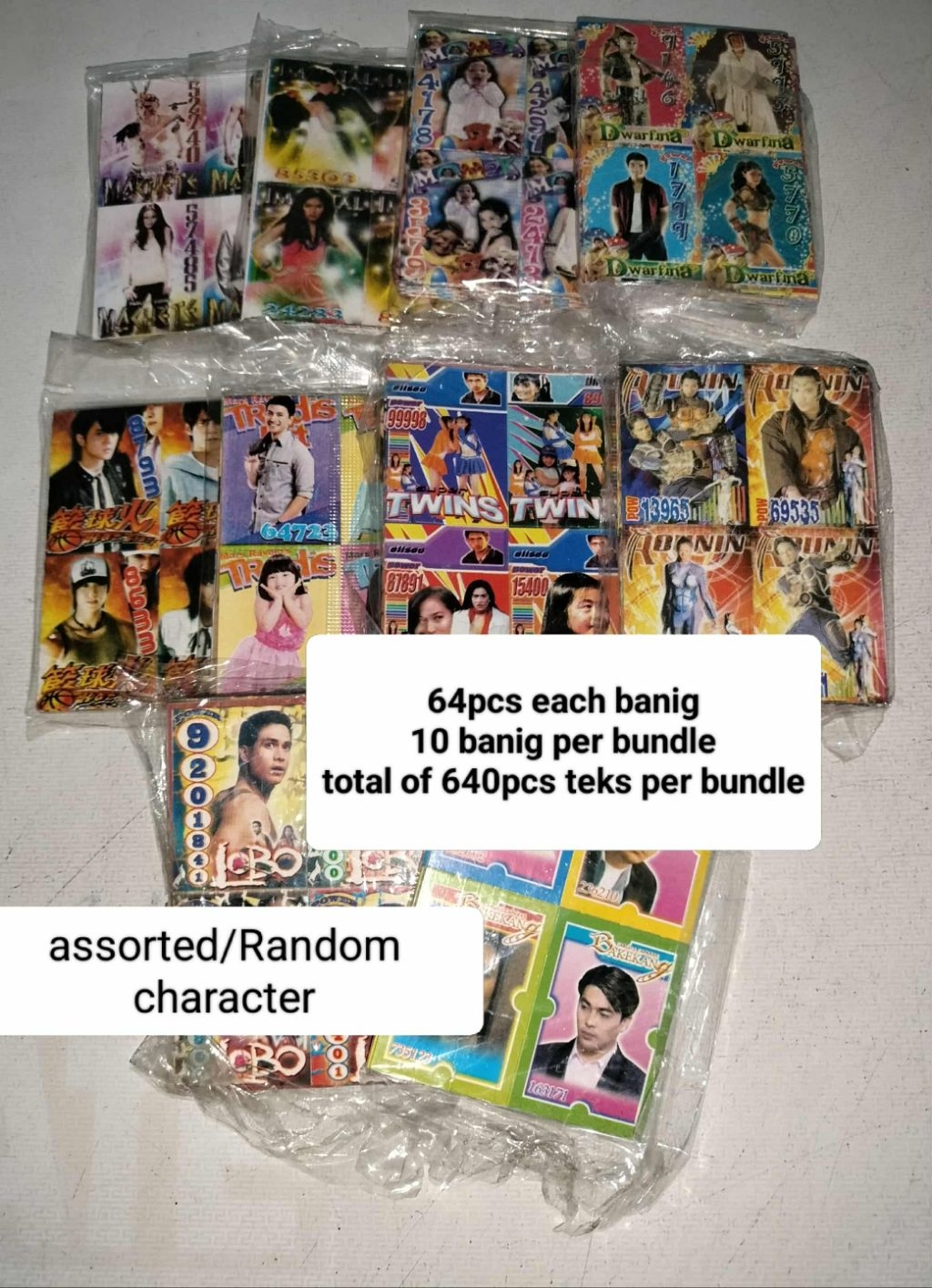 lumang teks card vintage teks teleserye / asianovela sold per bundle ...