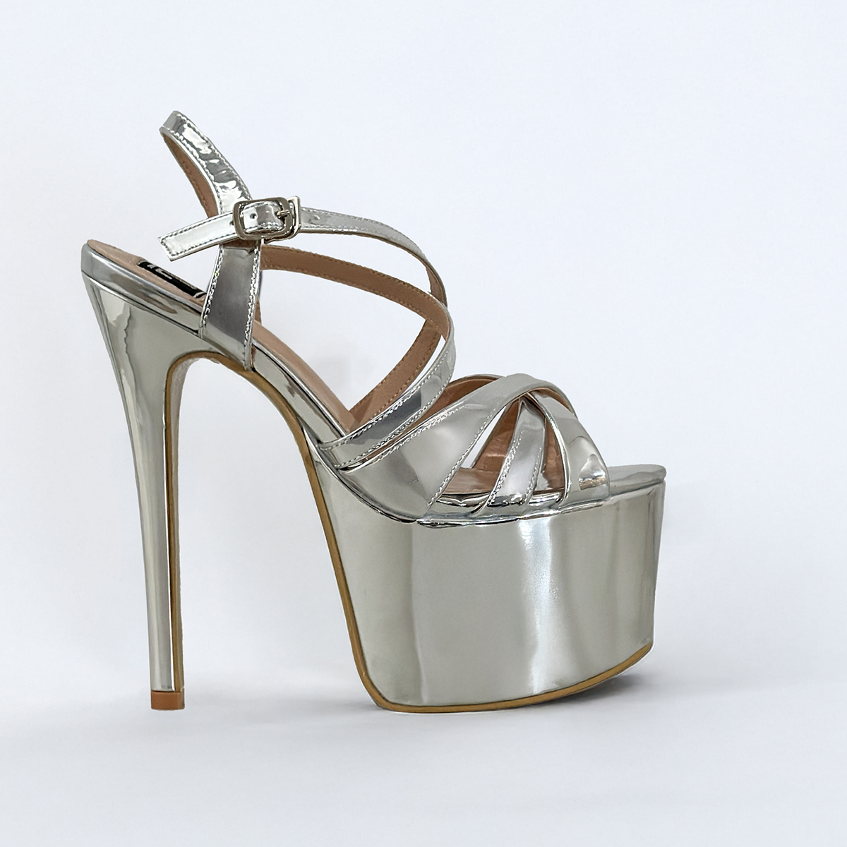 Tc 6.5 inches Silver pageant high heels - Khajista The Reign of ...