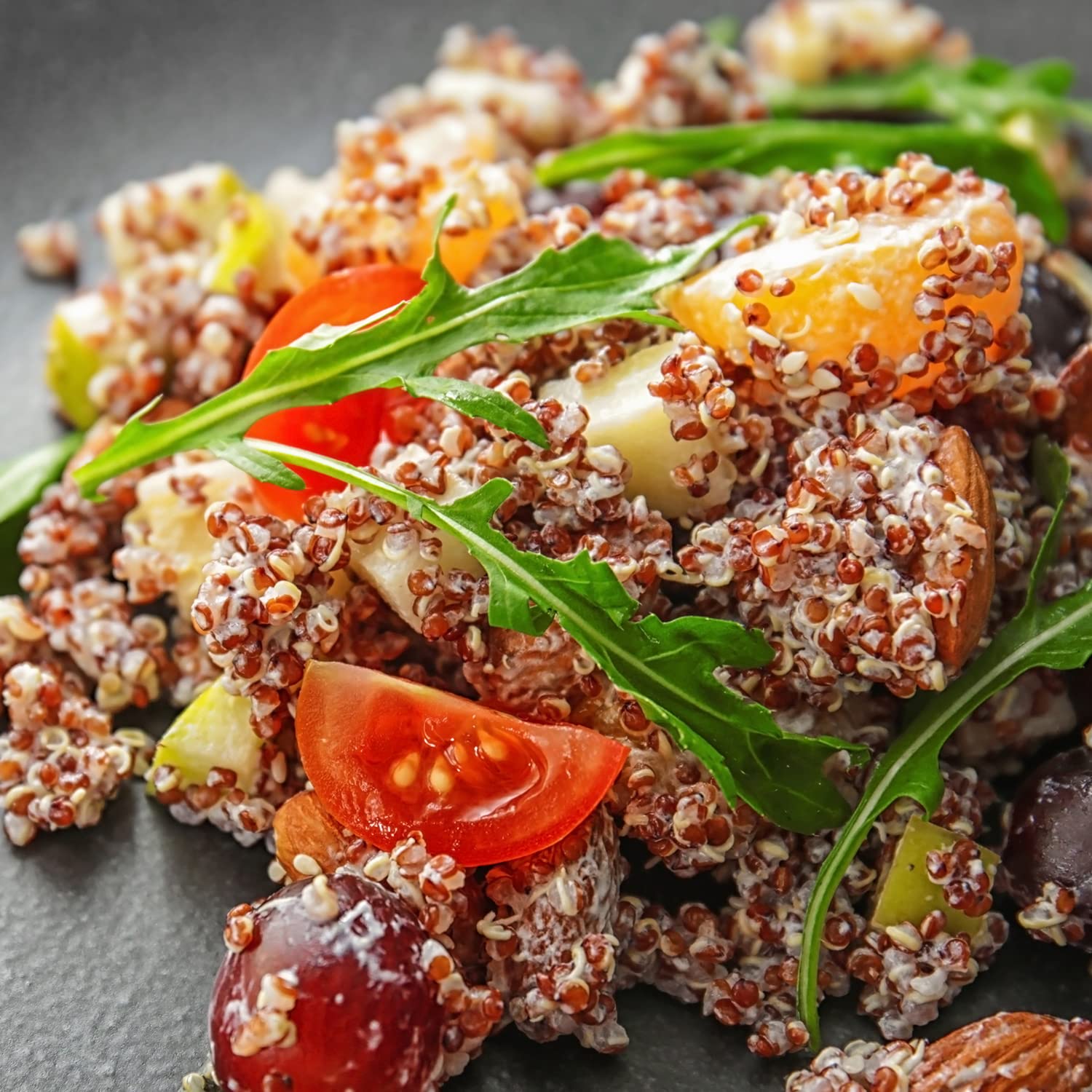 Tri-Color Quinoa Rice 435g - Premium Blend of White, Red & Black Quinoa ...