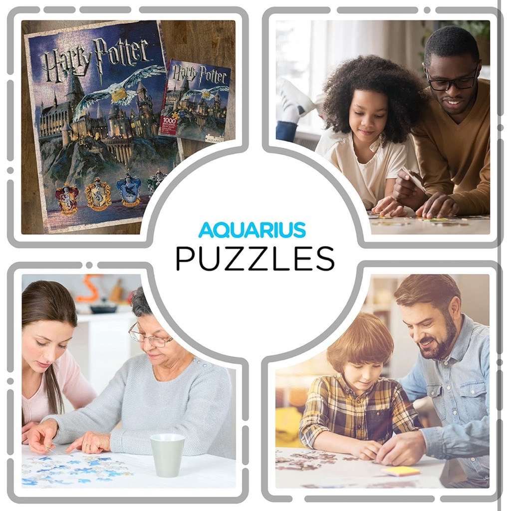 Aquarius 1000 piece Jigsaw Puzzle - Harry Potter Hogwarts Castle ...