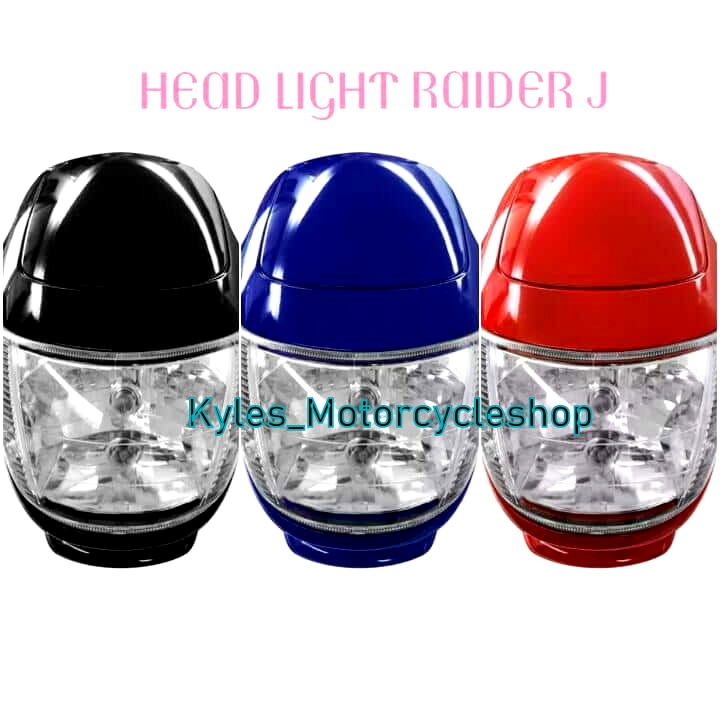 Headlight raider j (choose color in variation) | Shopee Philippines