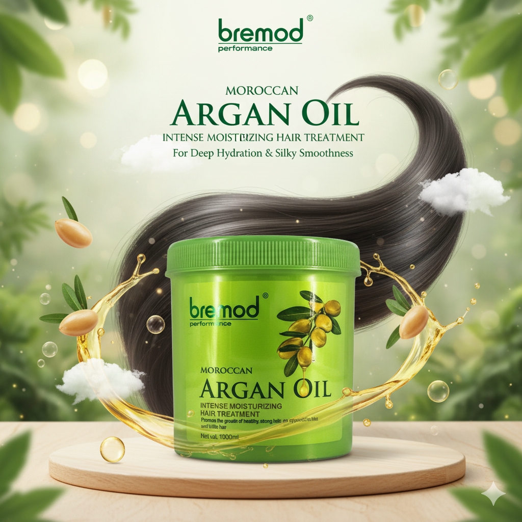 Bremod Performance Moroccan Argan Oil Hair Treatment | BR-H025 ...