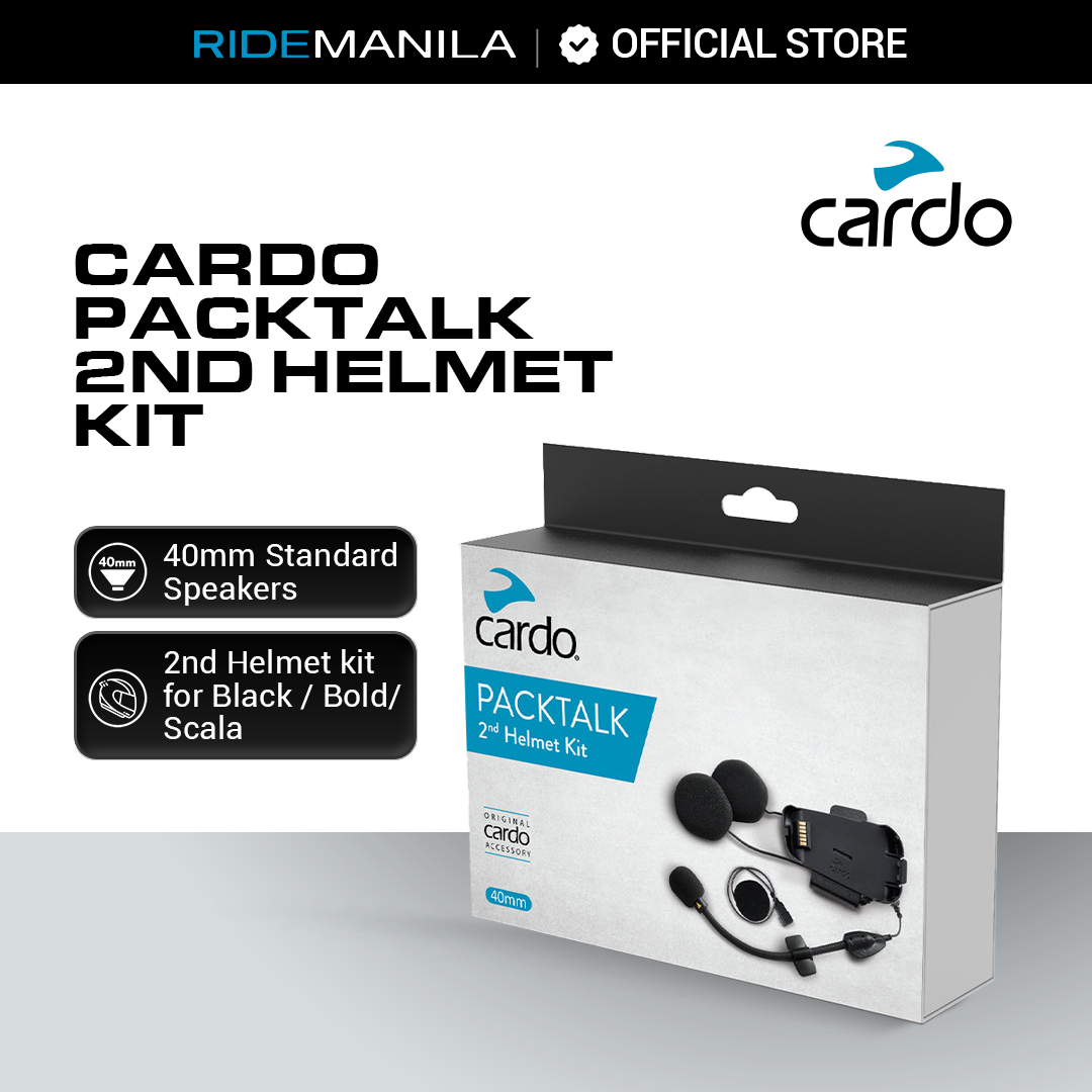 RideManila CARDO Packtalk 2nd Helmet Kit | Shopee Philippines