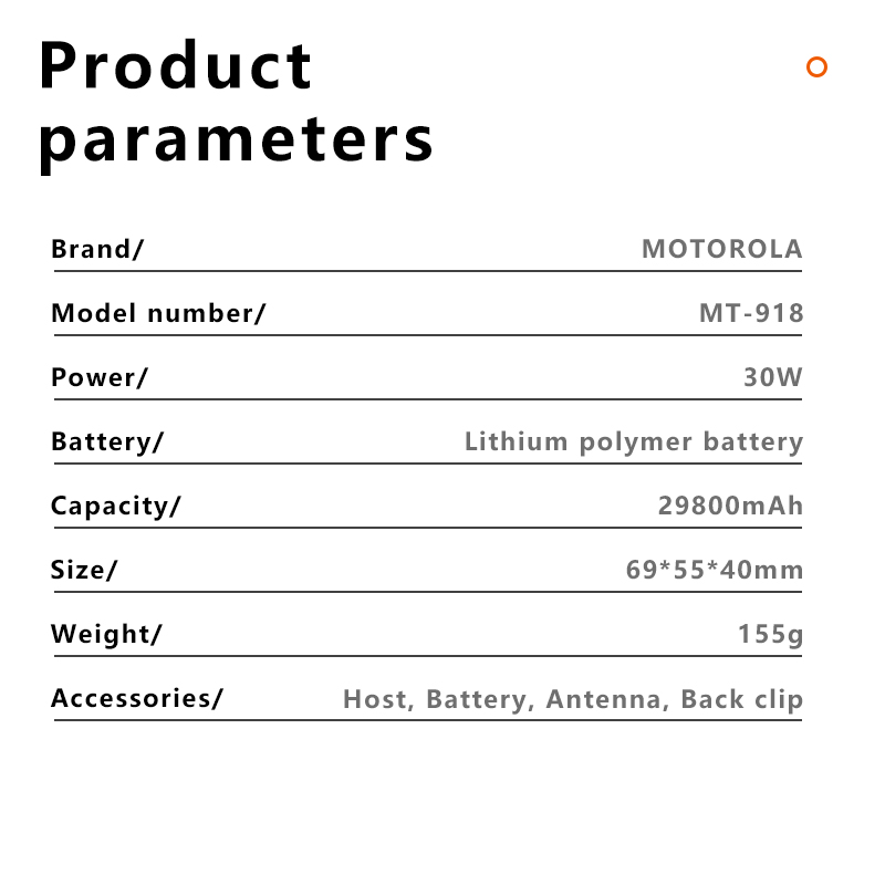 （Buy1 Take 1） MT918 Motorola Walkie Talkie Long Range 5KM Two Way Radio ...