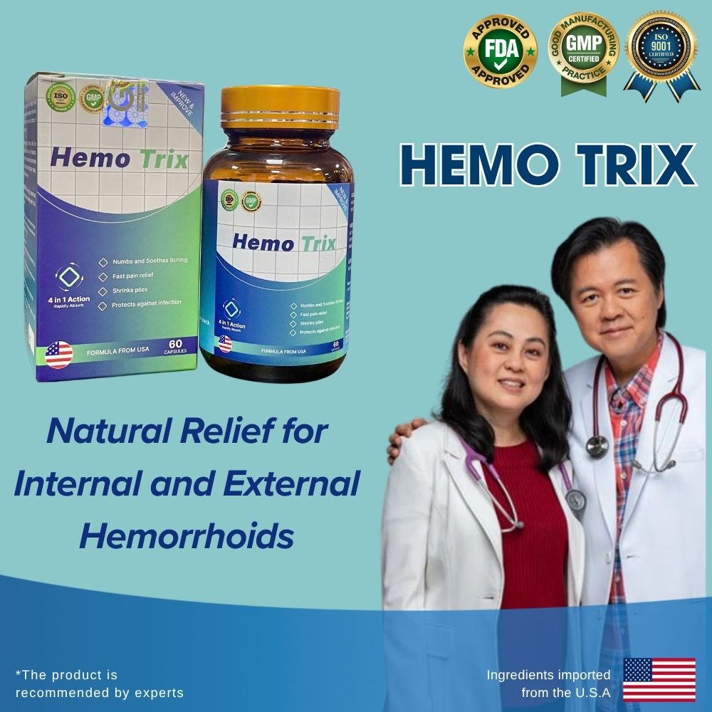 Hemo Trix Herbal Capsules – Effective Internal & External Hemorrhoid ...