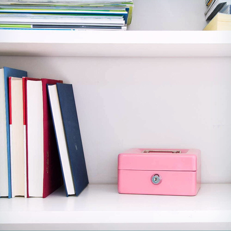 mostin S/M/L Size Cash Box with key Portable Password Vault Money ...