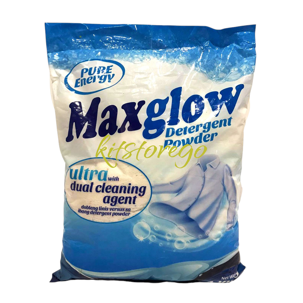 Maxglow Detergent Powder ULTRA 1kg (Blue) | Shopee Philippines