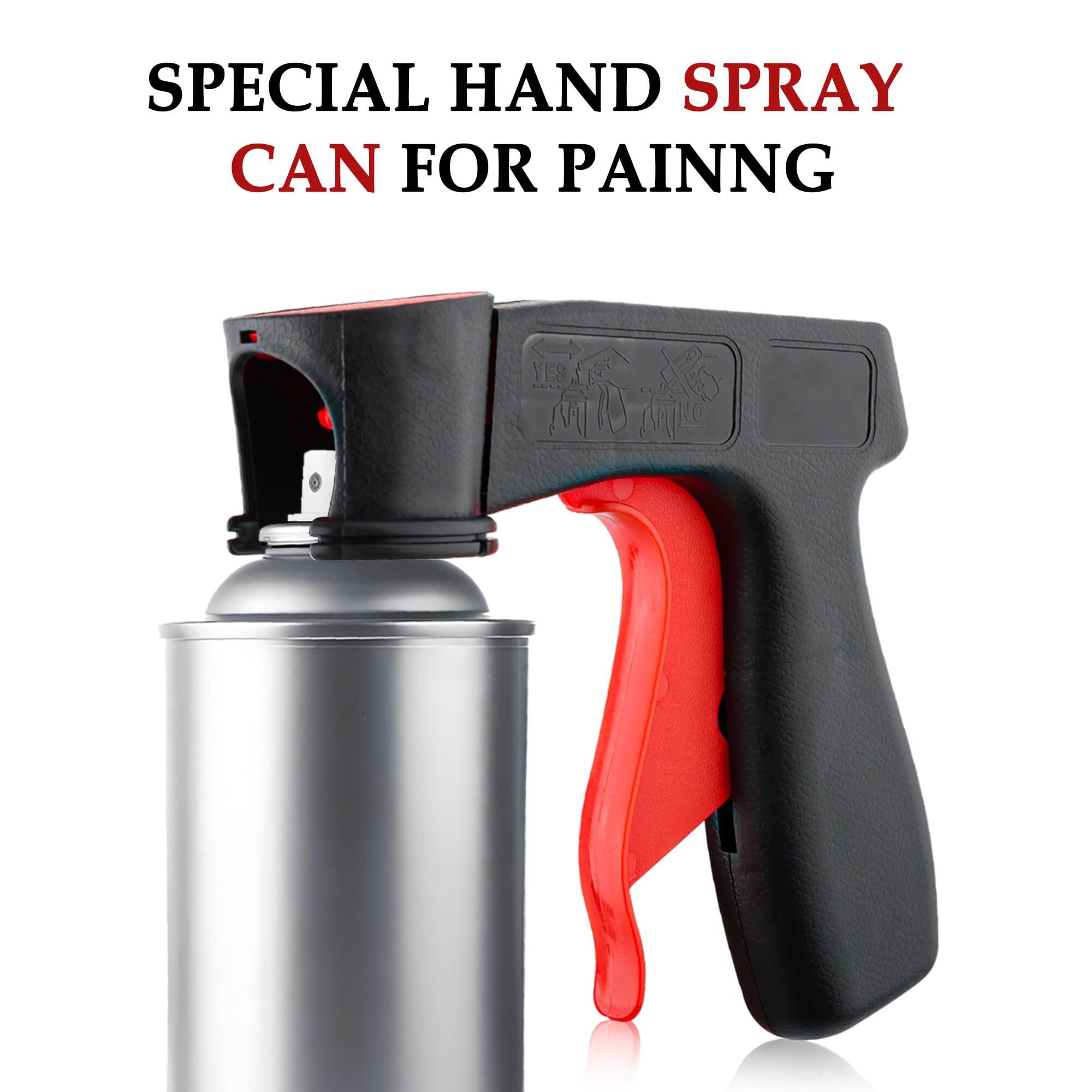 Spray Paint Can Gun Aerosol Holder Trigger Pneumatic Hair Spray Paint ...