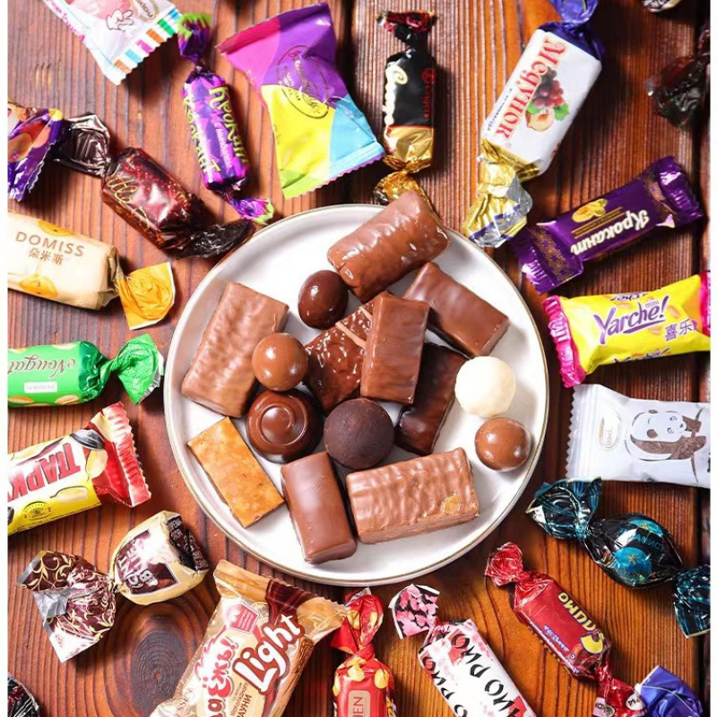 [BUY 500KG FREE 500G] Russian Chocolate Mixed Fructose Candy – Premium ...