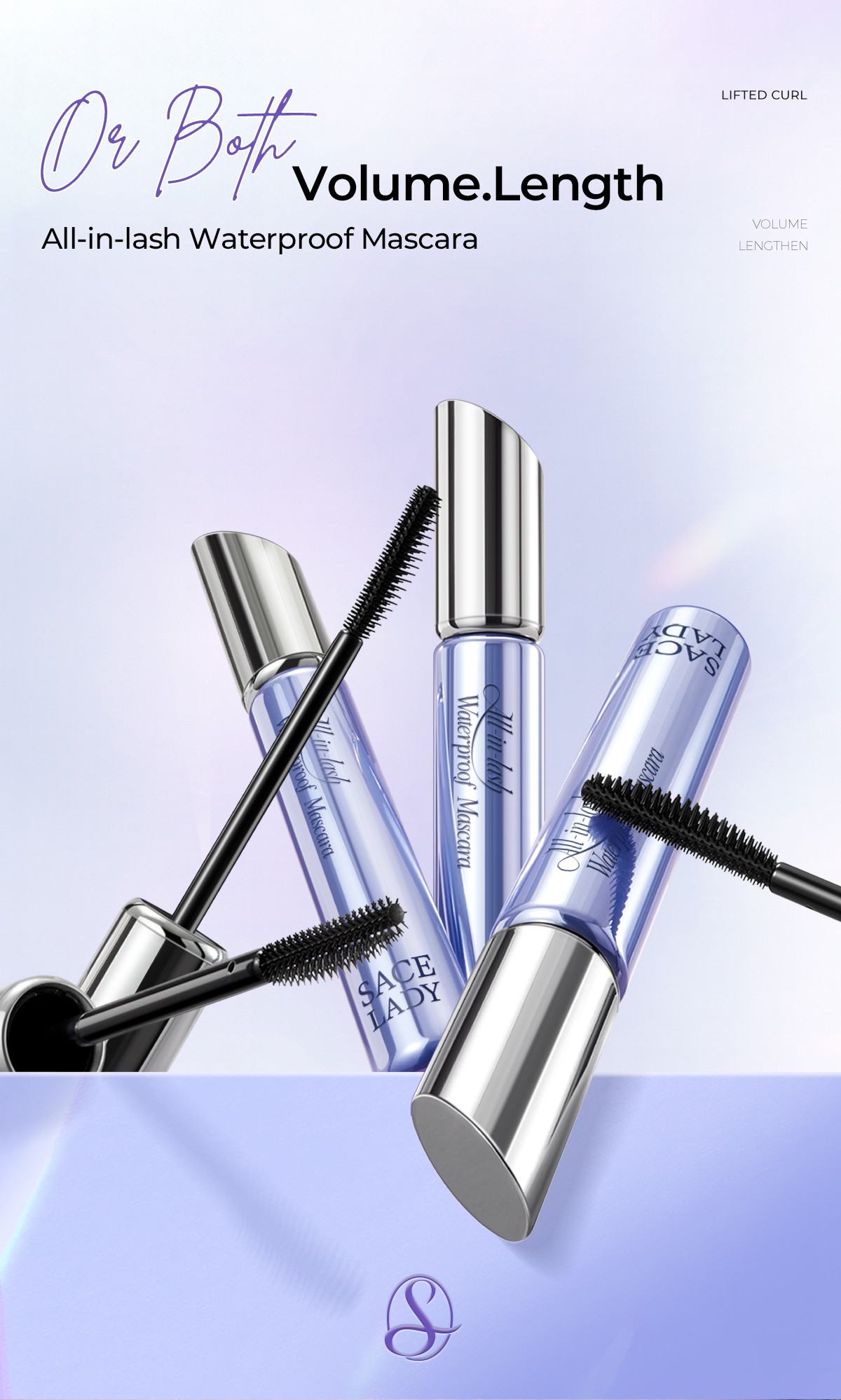 SACE LADY All-in-lash Waterproof Mascara 24H Long Lasting Volume ...