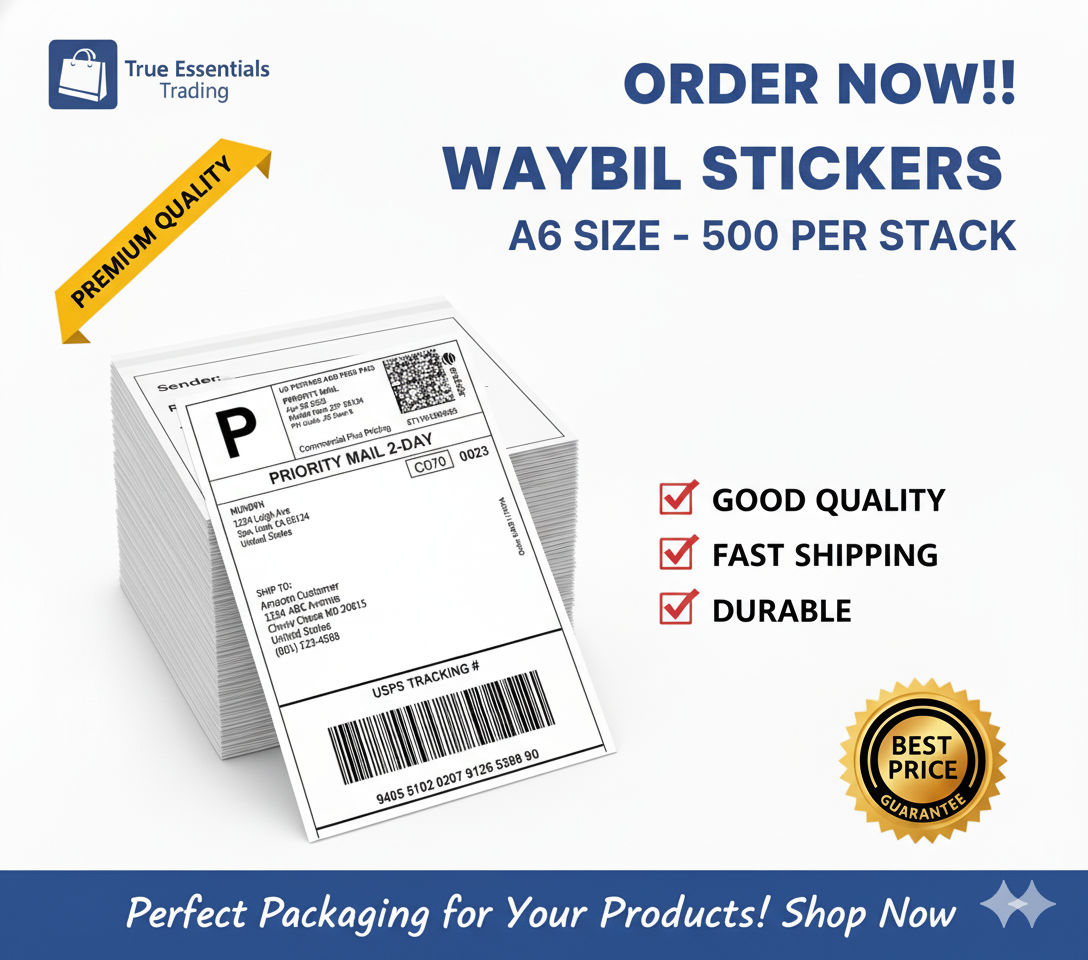 A6 Quality Waybill Sticker for Thermal Printer Waterproof 500pcs/Stack ...