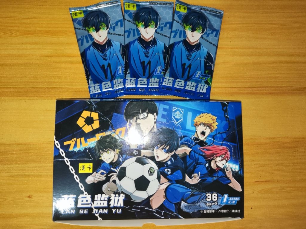 Unofficial Blue Lock Card Blind Pack Chinese Version | Shopee Philippines