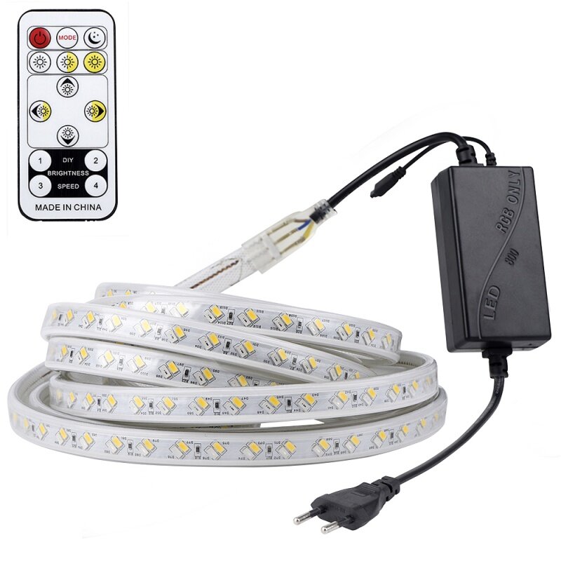 220V control for tri-color 10MM Apply to SMD5730 Led Strip Light 3 ...