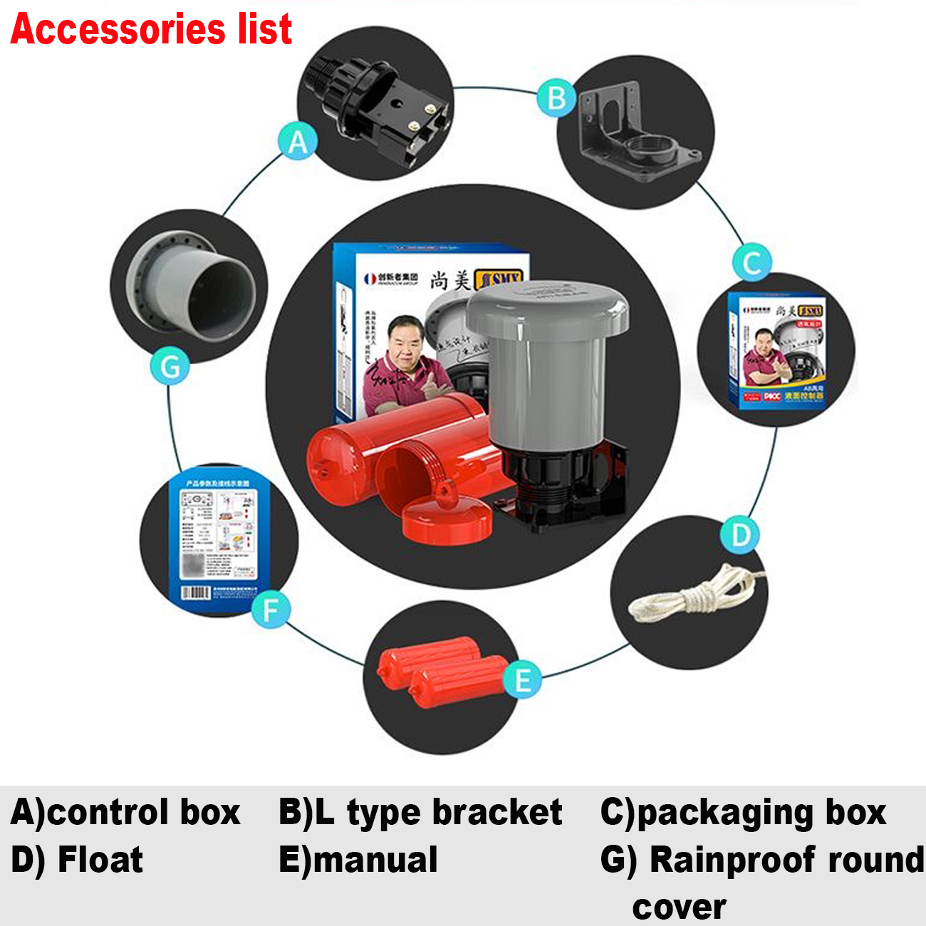 Smart Adjustable Float Switch for Water Level Control Ideal for Water ...