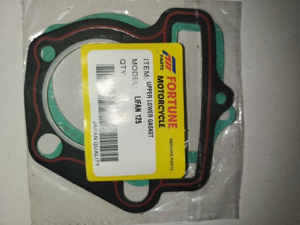 Top Head and Base gasket Barako, CT100, TMX steel, Lifan125, Wave125 ...