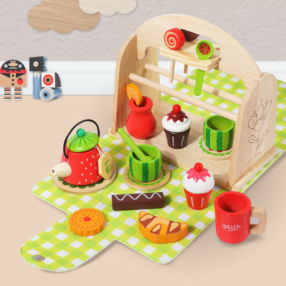 Lucky NEW!┃Kitchen Toys for Kids Set Happy Afternoon Tea Set ...